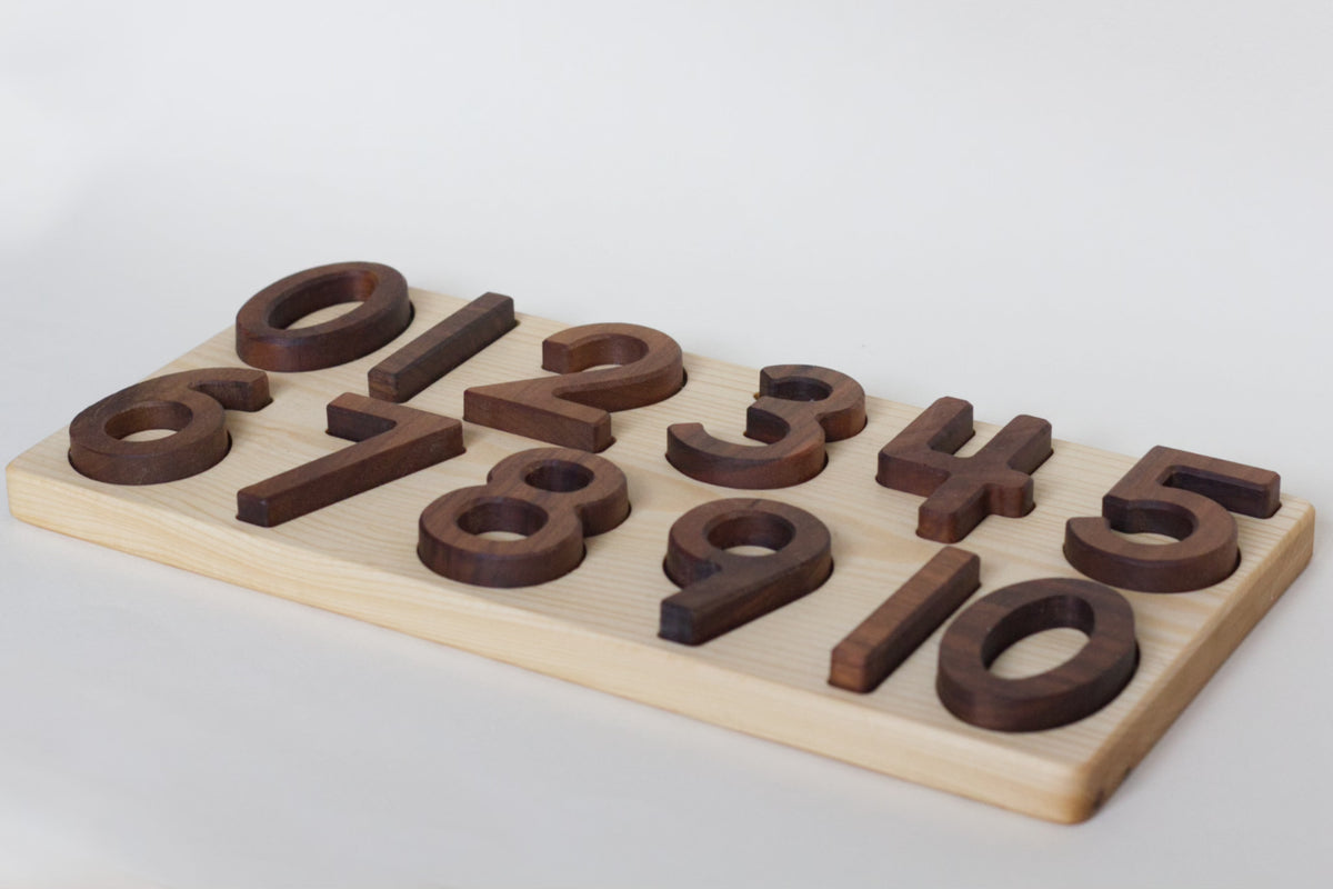 Wooden Number Puzzle 0-10 – DreamsAcademy